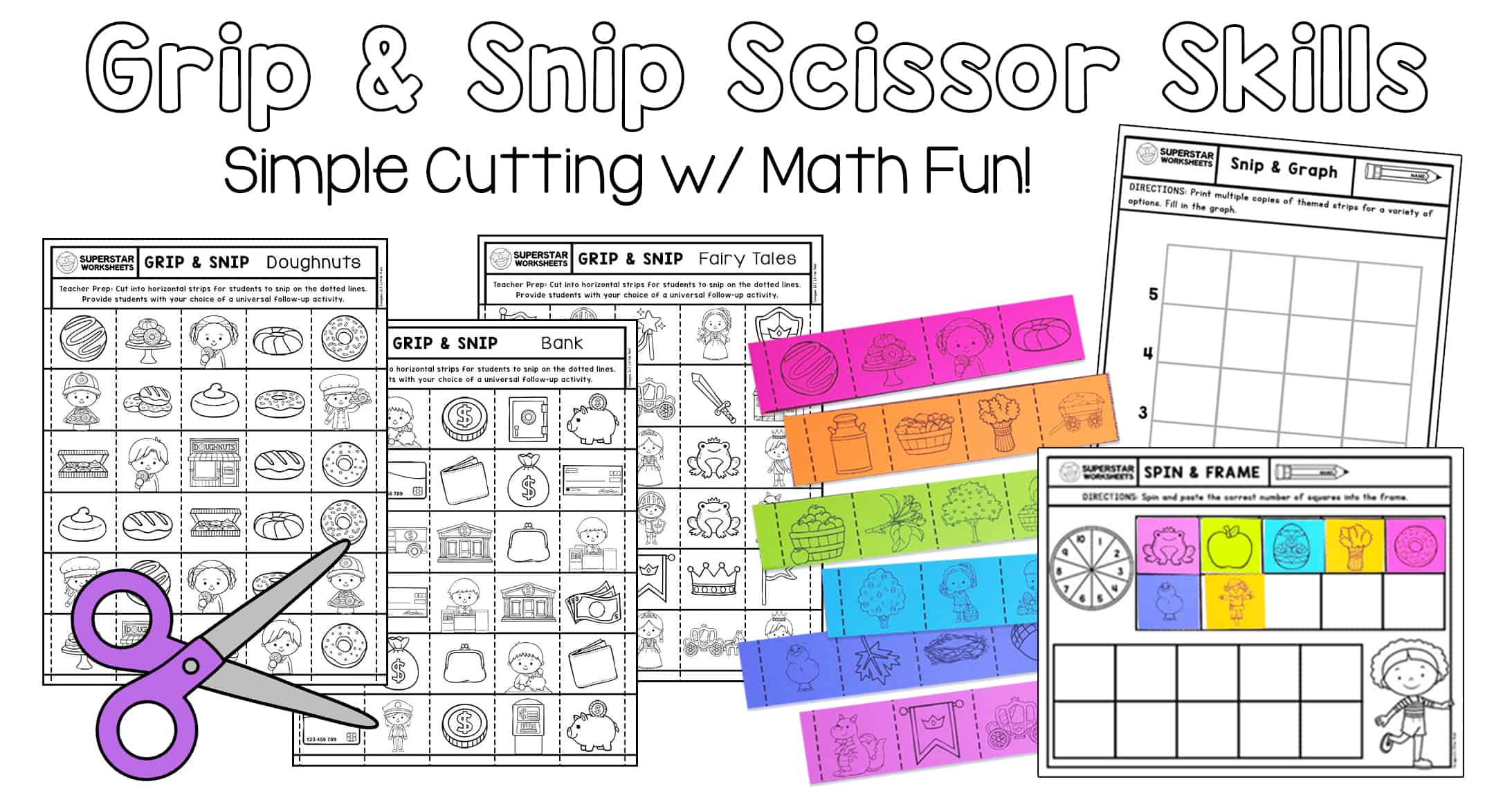 Scissor Skills Bundle - The Crafty Classroom