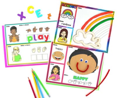 ASL Sign Language Bundle - The Crafty Classroom