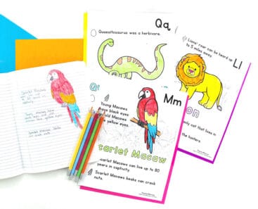 Color & Learn A-Z Animals & Habitats - The Crafty Classroom