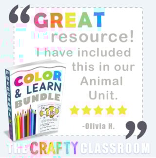 Color & Learn A-Z Animals & Habitats - The Crafty Classroom