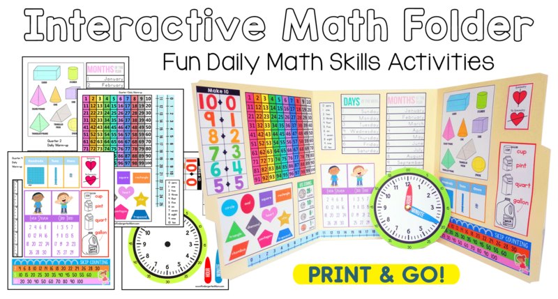 Interactive Math: Kindergarten - The Crafty Classroom
