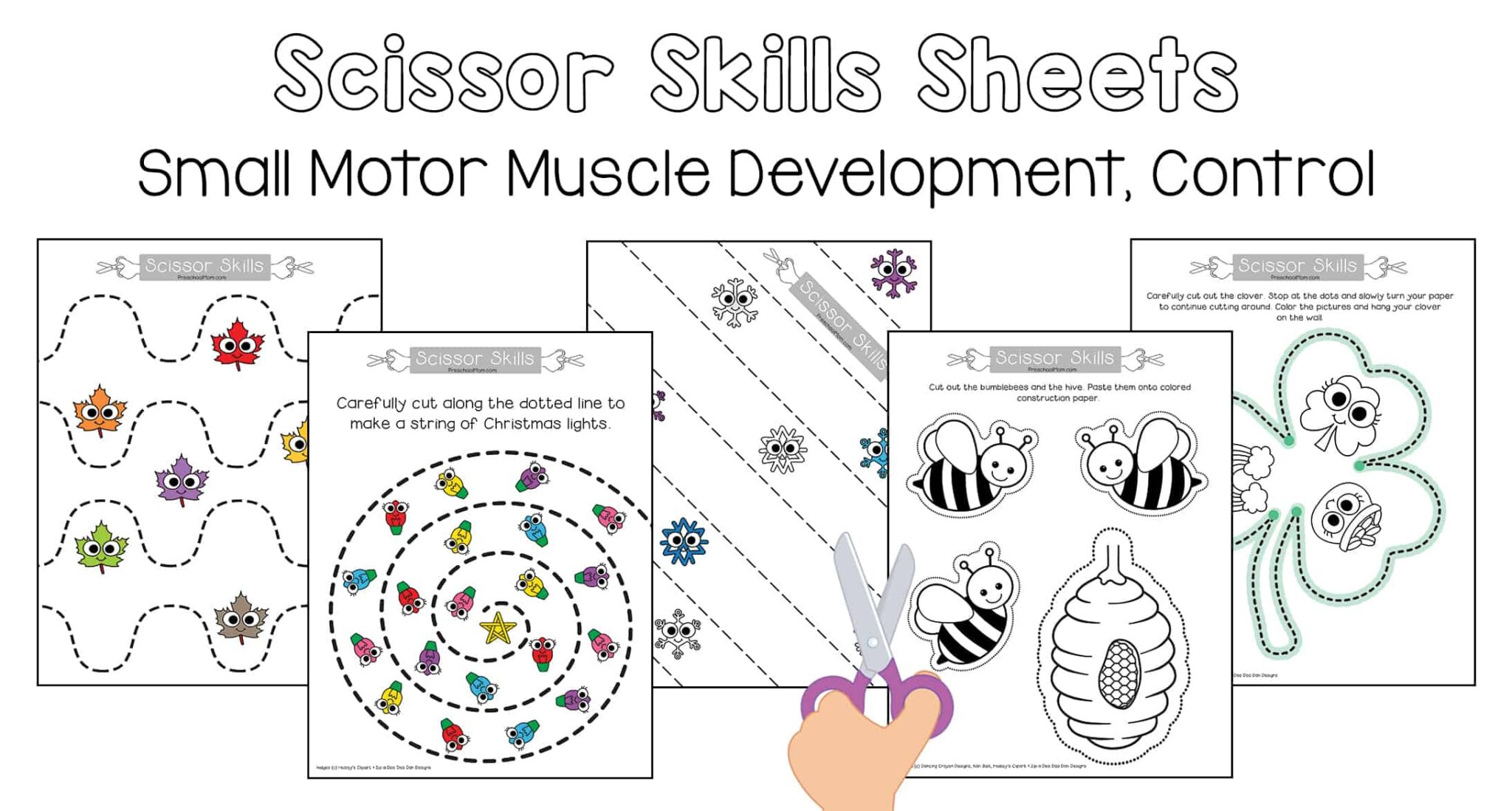 Fine Motor Skills: Holiday & Seasons Bundle - The Crafty Classroom