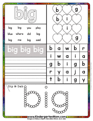 Preschool Sight Words Curriculum - The Crafty Classroom