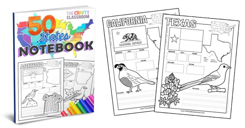 U.S.A. State Activity Pages