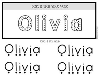 Type Your Own Name Activity Mats - The Crafty Classroom