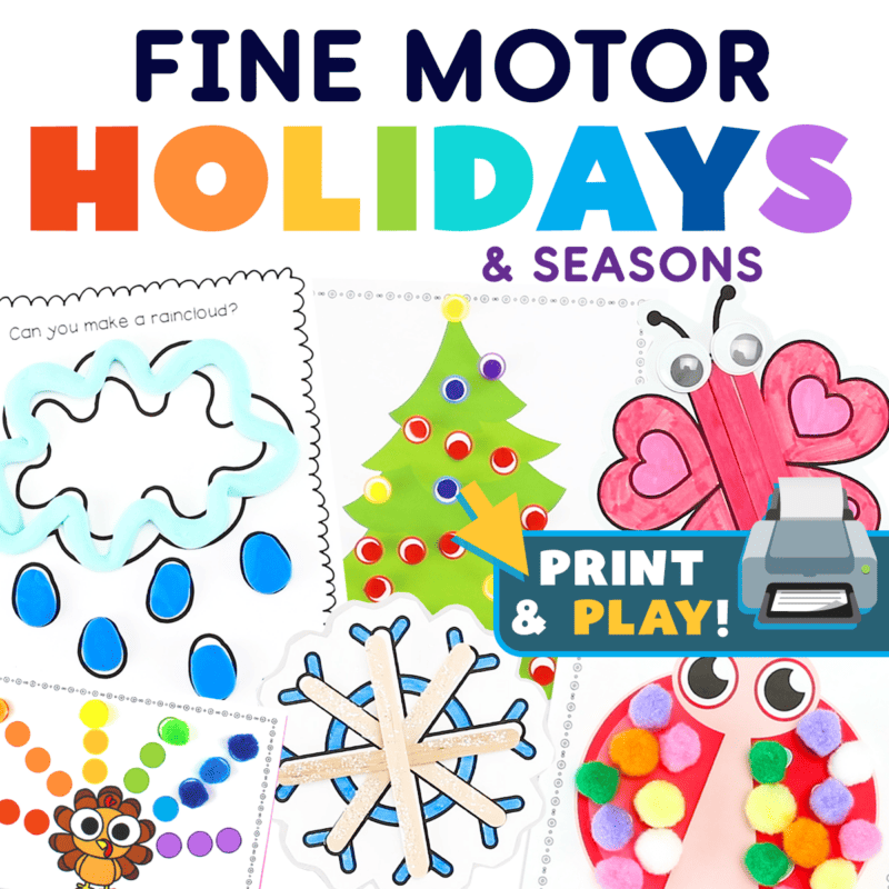 Fine Motor Skills for January - The Crafty Classroom
